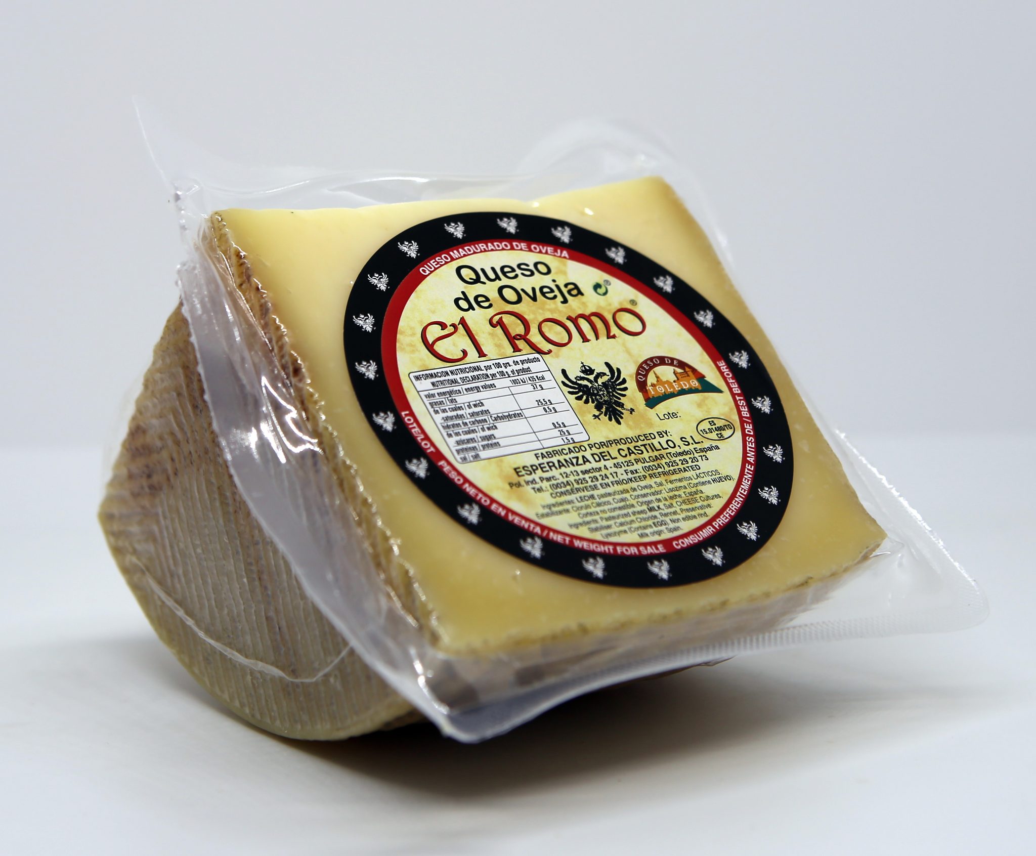 Queso de Oveja – El Romo (cuarto) – Quesos Esperanza del Castillo